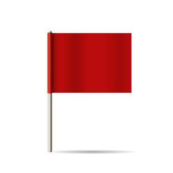 Red flag Royalty Free Vector Image - VectorStock