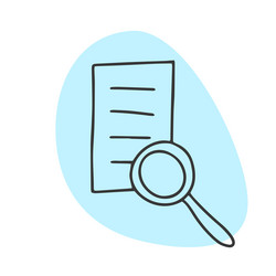 Document Magnifying Glass Vector Images (over 17,000)