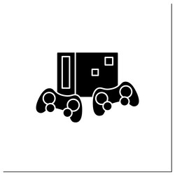 Video Game Console Silhouette Vector Images (over 1,200)