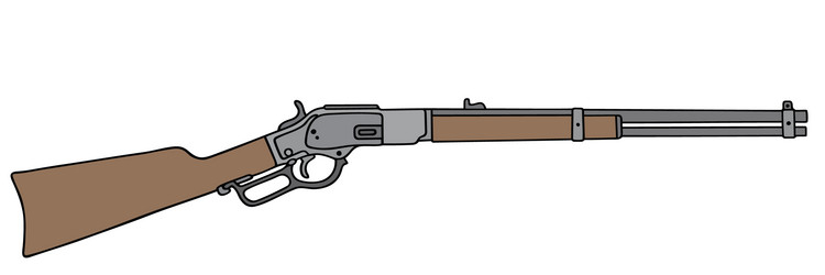 Drawing Of Rifle Guns