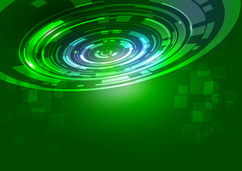 Abstract technology green background Royalty Free Vector