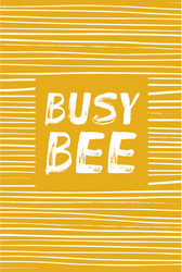I am very busy - hand lettering Royalty Free Vector Image