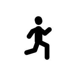 Marathon line icon on transparent Royalty Free Vector Image