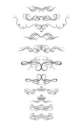 Medieval Dividers Vector Images (over 200)