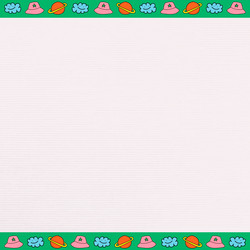 Green border frame with saturn Royalty Free Vector Image