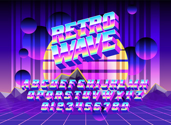 Retro party wave Royalty Free Vector Image - VectorStock