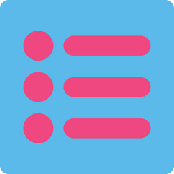 Pink List of Options Vector Images (70)