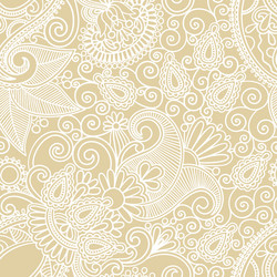 Paisley background in two colors Royalty Free Vector Image