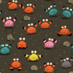 Seamless pattern with colorful cartoon fantasy Vector Image