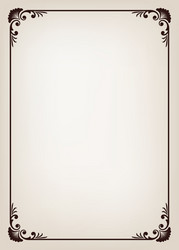 Vintage vertical frame Royalty Free Vector Image