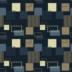 Structure collapse seamless pattern Royalty Free Vector