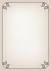 Vintage vertical frame Royalty Free Vector Image