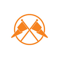 Letter m price name tag symbol logo Royalty Free Vector