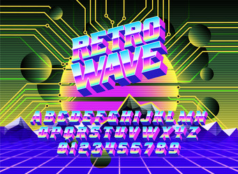 Retro party wave Royalty Free Vector Image - VectorStock