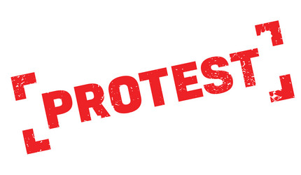 Protest rubber stamp Royalty Free Vector Image