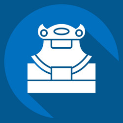 Icon ulu blade related to alaska symbol doodle Vector Image