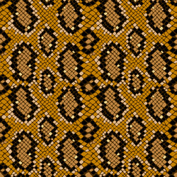 Brown snake seamless pattern Royalty Free Vector Image