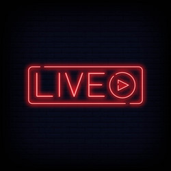 Live Neon Text Vector Images (over 740)