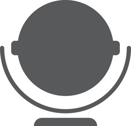 Car rear view mirror icon symbol isolated Vector Image