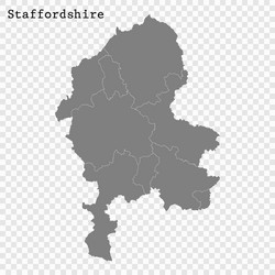 Modern map - teignbridge district uk Royalty Free Vector