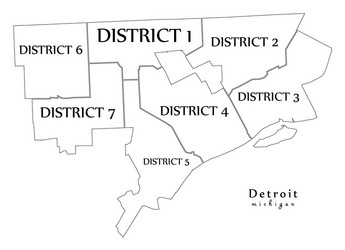 Michigan State Shape Outline Vector Images (over 290)