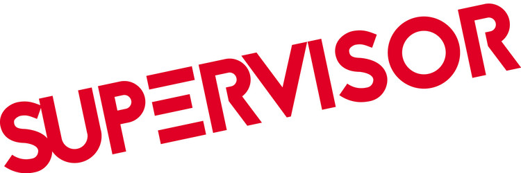 Supervisor rubber stamp Royalty Free Vector Image