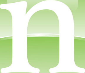 Square letter n company logo Royalty Free Vector Image