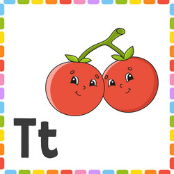 Tomato Flashcard Vector Images (45)