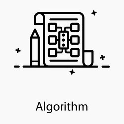 Algorithm Royalty Free Vector Image - VectorStock