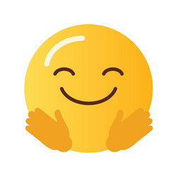 Emoticon Hug Smiley Vector Images (92)