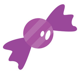 Empty candy wrapper on a white background Vector Image