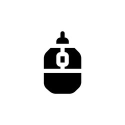 Keyboard wireless icon computer component icon Vector Image