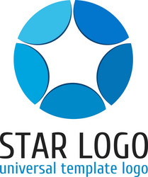 Star man logo Royalty Free Vector Image - VectorStock