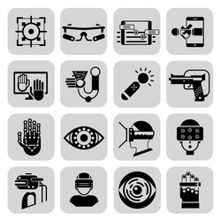 Eyetap creative icon from augmented reality icons Vector Image