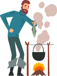 Fish maw soup Royalty Free Vector Image - VectorStock