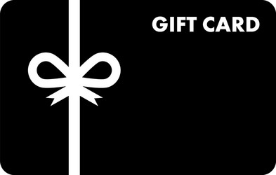 Gift card graphic design template isolated Vector Image