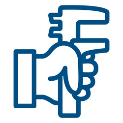 Screws stroke Royalty Free Vector Image - VectorStock