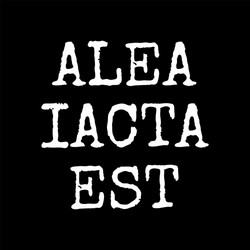 Alea iacta est caesar translation in latin Vector Image