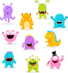 Cute Monster Vector Images (over 86,000)