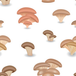 Seamless texture with forest mushroom Royalty Free Vector