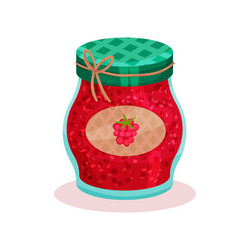Jam in jar cartoon Royalty Free Vector Image - VectorStock