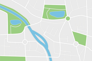 Print with blue town topography abstract blue Vector Image