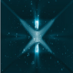 Digital code background Royalty Free Vector Image