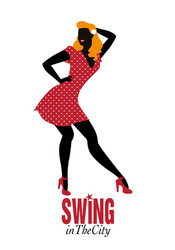 Pinup girl Royalty Free Vector Image - VectorStock