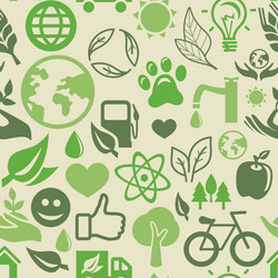 Environmental frame seamless pattern background Vector Image