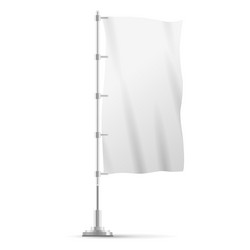 Blank vertical flag Royalty Free Vector Image - VectorStock
