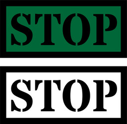Cease Stop Sign Vector Images (over 190)