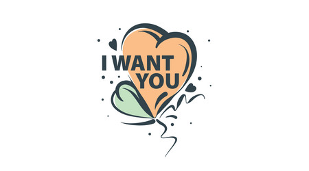 I want you Royalty Free Vector Image - VectorStock