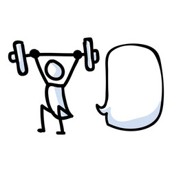 Stick Figure Lifting Weights Vector Images (over 180)