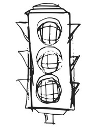 Traffic Signal Sketch Vector Images (over 280)